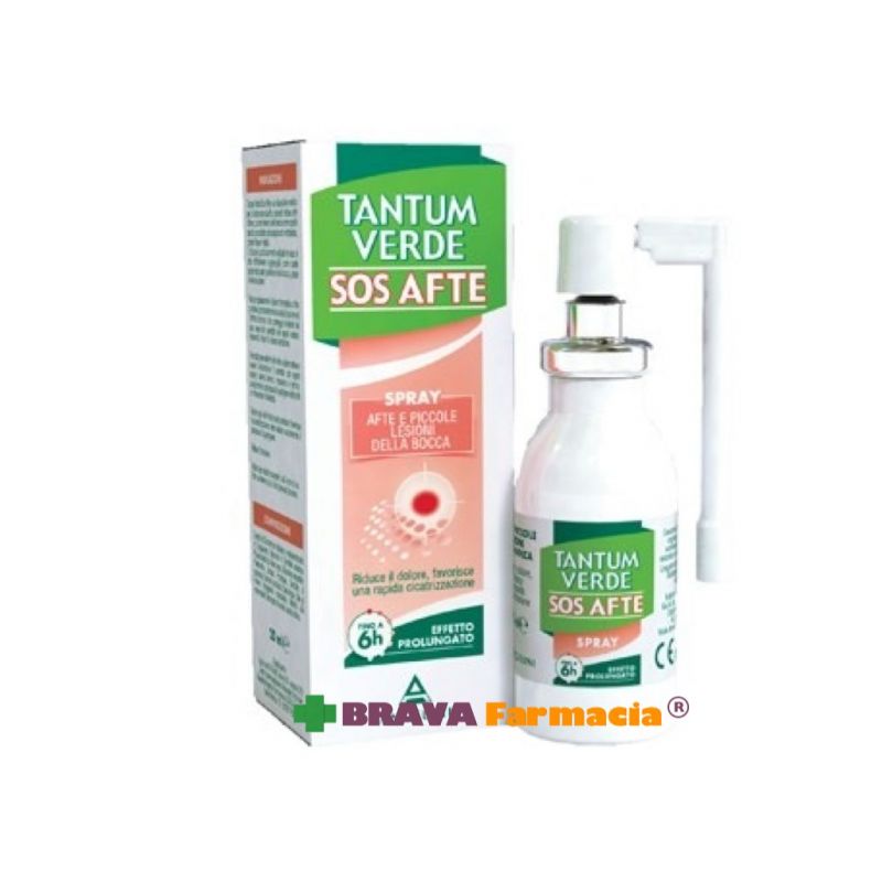Tantum Verde SOS Afte Spray - Igiene Orale - Brava Farmacia